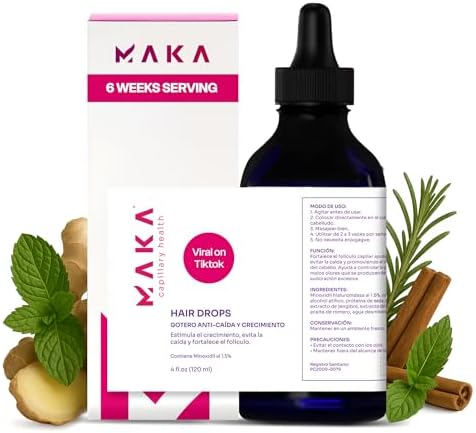 Amazon.com: Maka - Gotas capilares para el crecimiento del cabello para ...