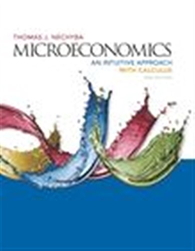 Microeconomics: An Intuitive Approach with Calculus: 9781305650466 ...