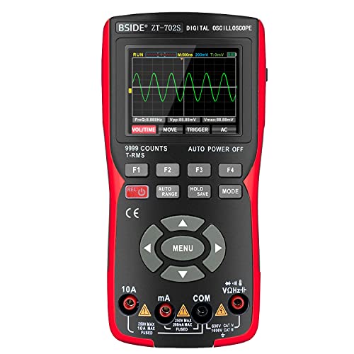 BSIDE Digital multimeter with Oscilloscope 2 in 1 10Mhz Bandwidth 2.8 ...