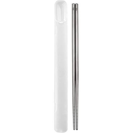 Amazon.com: Pure Titanium Chopsticks 1 Pair with Carry Case, 9 ...