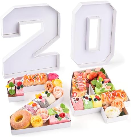 Amazon.com: Datyiiha 20 Set Cardboard Number for Charcuterie 10.2 ...