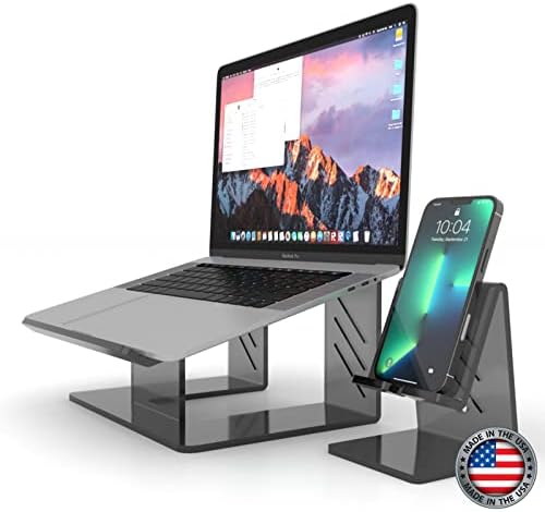 Amazon.com: LORYERGO Laptop Stand for Desk, Laptop Riser Computer Stand ...