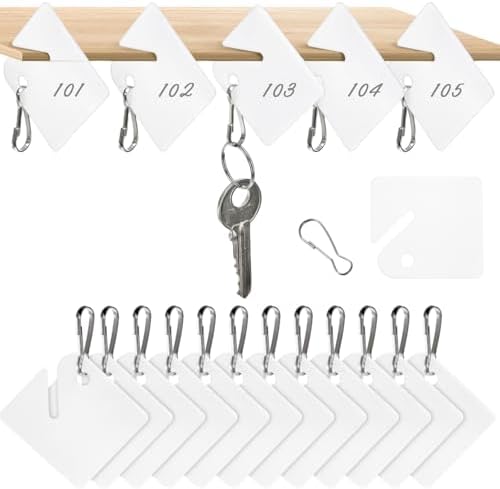 Amazon.com : Pumtus 150 Pcs Key Identify Tags, Plastic Key Tag with ...