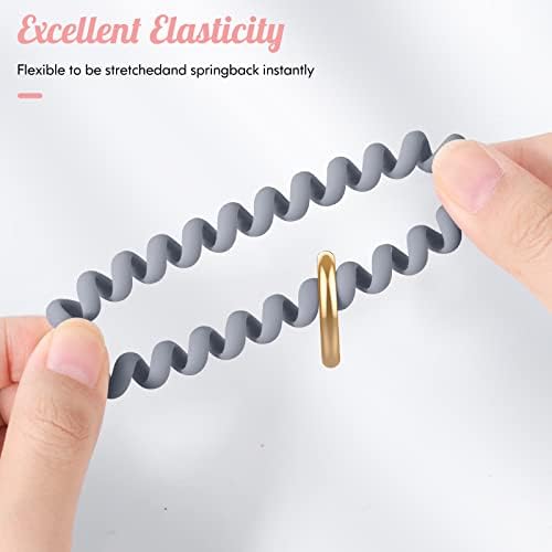 6PCS Stretchable Wristband Wristlet Keychain Wrist Key Chain Wristlet ...