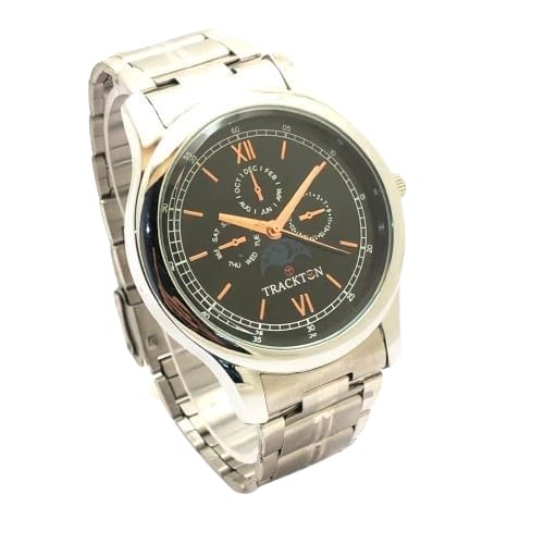 Buy C1422 Trackton Black Watch Modern & Chrome Finsh Stylish Digital ...