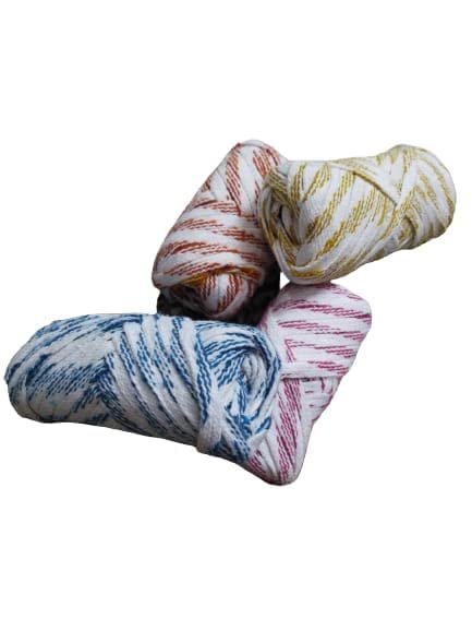 Men's and Women's Cotton Colourful Naada(White+Pink) with Stick/Pyjama ...