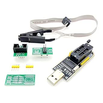 JZK Routing USB Programmer CH341A Writer LCD Flash for 25 SPI Series 24 ...