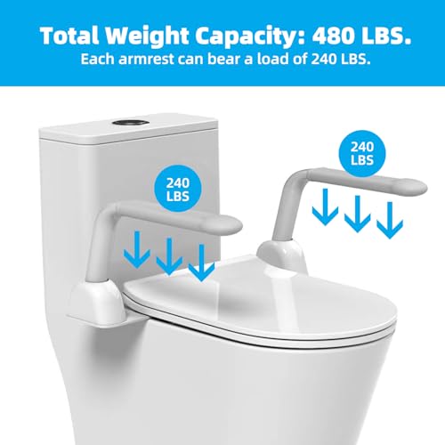 Snapklik.com : Toilet Standing Aid, Foldable Toilet Grab Rail For ...