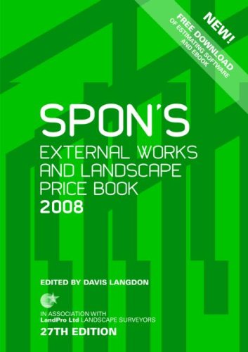 Spon's External Works and Landscape Price Book 2008 (Spon's Price Books ...