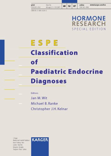 ESPE Classification of Paediatric Endocrine Diagnoses: Espe Meeting ...