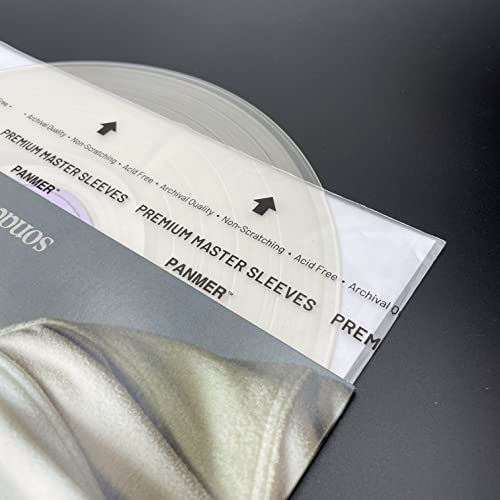12″ Inner Record Sleeves Anti-Static Master Sleeves Rice Paper (25 Pack ...