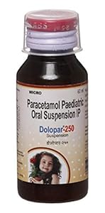 Buy Dolopar 250mg Suspension 60ml Online at Low Prices in India - Amazon.in