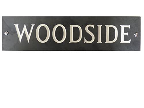 Traditional slate nameplates with 40mm letters or 50mm letters - all ...