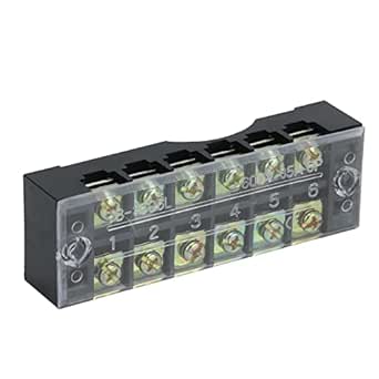Terminal Block Strip, 4Pcs Copper Conductor Large Current Terminal ...