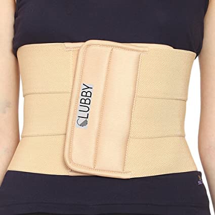 Buy Clubby 8 inch abdominal belt after delivery for tummy reduction ...