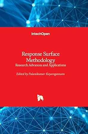 Response Surface Methodology - Research Advances and Applications: Kayaroganam, Palanikumar ...