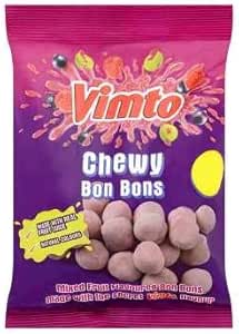 12 X VIMTO CHEWY BON BONS BAG £1.00 165g | 12 PACK BUNDLE : Amazon.co ...
