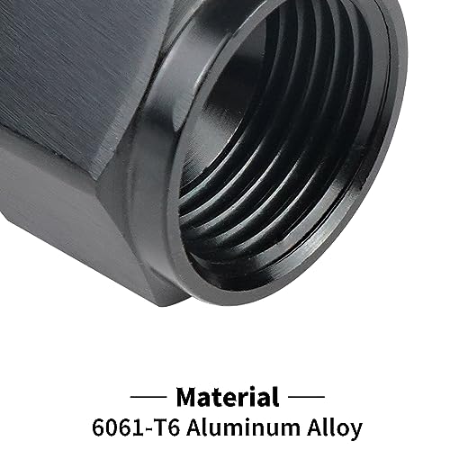 Snapklik.com : 8AN Straight Push Lock Hose Fitting Fuel Line Hose ...