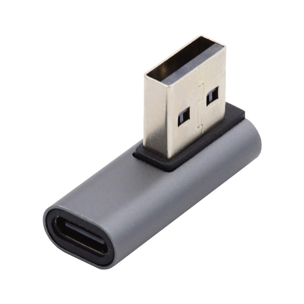 cablecc Low Profile USB-C Type C Female 90 Degree Right Angled to A ...