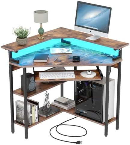 Amazon.com: HOMCOM Arch Tower Computer Desk Compact Modern Home Office ...