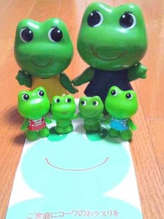 Amazon.co.jp: Kerokoro Kowa Keroyon Large Medium Small Soft Vinyl 6 ...