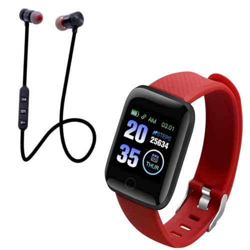 Exxelo Bluetooth D116 SmartWatch with Heart Rate Monitor, Magnetic ...