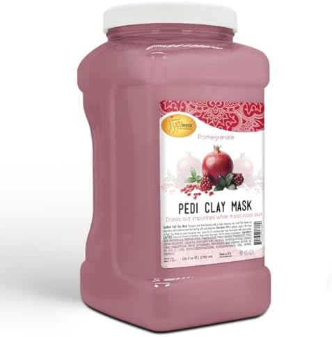 Amazon.com : SPA REDI - Clay Mask, Pomegranate, 128 Oz - Pedicure and ...