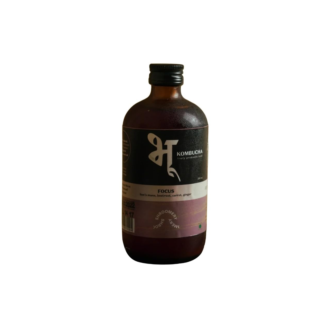 Bhu Kombucha Fermented Green Tea - Focus : Lion's Mane Mushroom ...