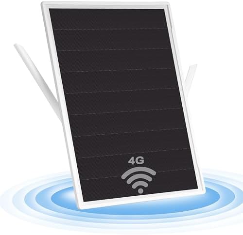 Amazon.com: SHENKUAI Premium Solar-Powered WiFi Extender Signal Booster ...