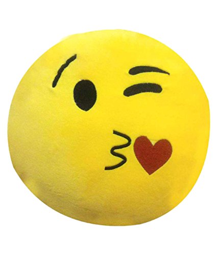 Cushion Cute Yellow smiley Pillow Cushion Stuffed Soft Plush Toy (Gift ...