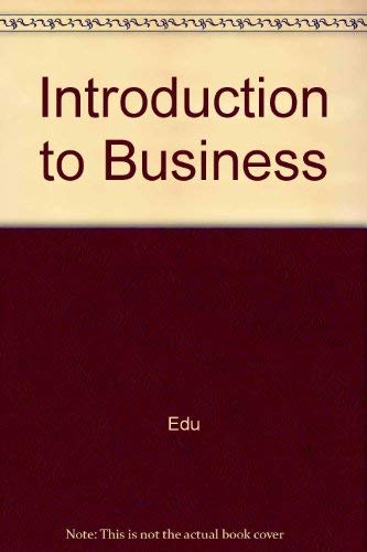Buy Introduction to Business Book Online at Low Prices in India ...