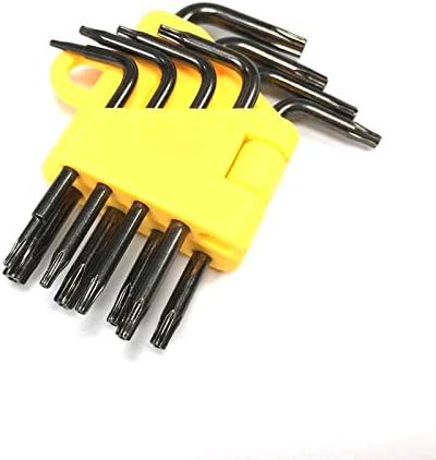 Inditrust Torx/Star Allen Key Set of 9pcs with Hole from T10 to T50 ...