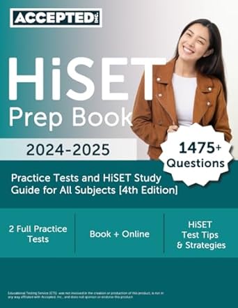 HiSET Prep Book 2024-2025: 2 Practice Tests and HiSET Study Guide for ...