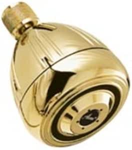 Alsons Tub Shower 625 ALSON 5 Spray Massage Shower Head Polished Brass ...