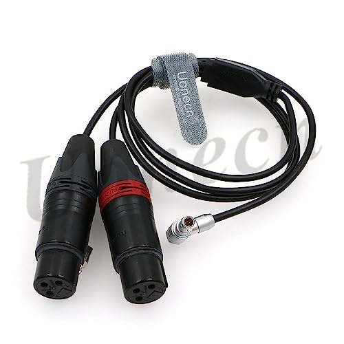 Uonecn ARRI Alexa Mini Camera Cable Two XLR 3 pin Female Plug to 00 ...