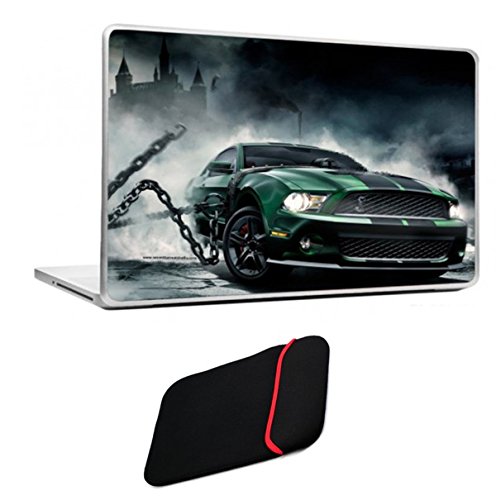 Skin Yard Awesome Green Tech Car Laptop Skin/Decals with Reversible ...