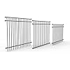 Amazon.com : Deckorators 48 in. x 72 in. Aluminum Fence Kit, Textured Black : Patio, Lawn & Garden