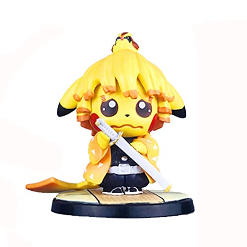 Diohero Chibi Toy Demon Slayer Actions Figures Pikachu Cosplay Kamado ...