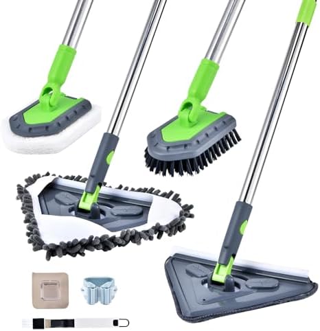 Amazon.com: Wall Cleaner Mop&Tub and Tile Scrubber Shower Cleaning ...