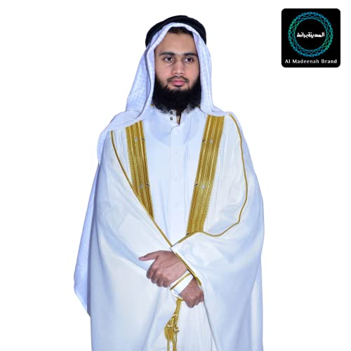 Buy AL MADEENAH BRAND Affordable Bisht AB10 Arabic Traditional Outfit ...