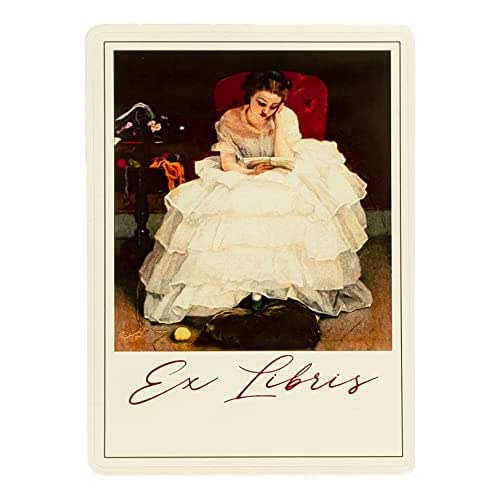 Amazon.com: Bookplates Self-Adhesive, Set of 20, Elegant Woman Book ...