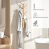Amazon.com: GHWIE Wall Mounted Coat Rack,Hat Rack for Wall,Coat Tree ...
