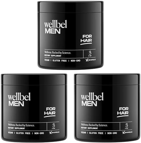 Amazon.com: WELLBEL Men Clean Supplement for Hair, Skin, and Nails ...