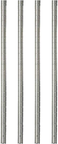 Amazon.com: Omega 4 Pack of 74 High Stainless Steel Poles : Industrial ...