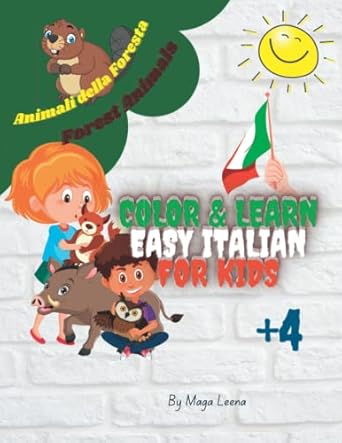 Forest Animals - Easy Italian for Kids: English-Italian Coloring ...