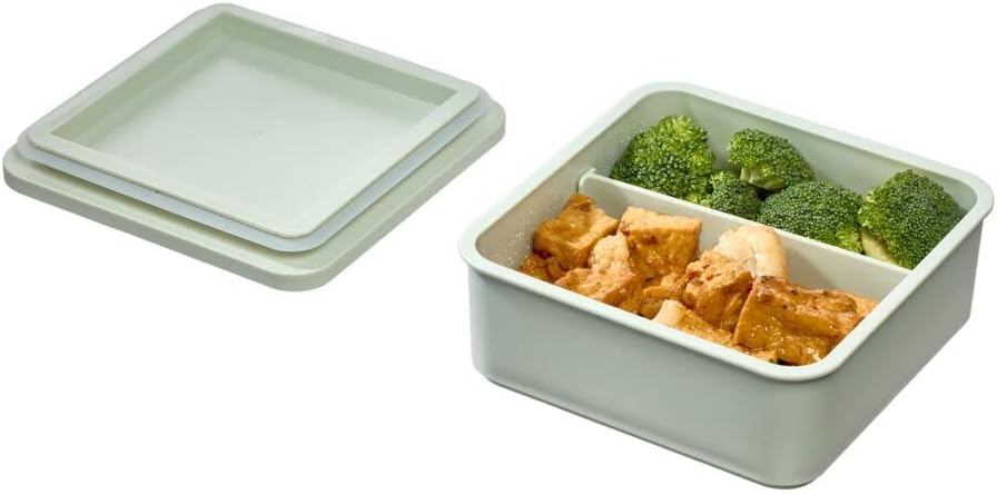 Amazon.com: iDesign Recycled Plastic Small Square Divided Fridge and ...