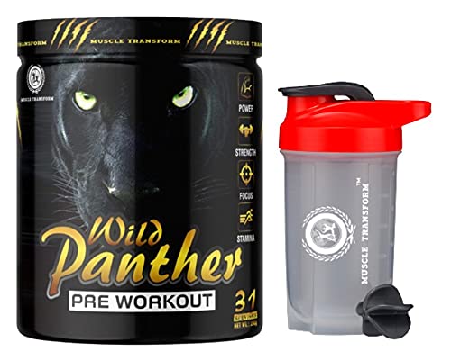 Buy MUSCLE TRANSFORM Wild Panther Hardcore Pre-Workout Supplement with ...