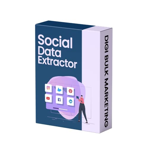 DIGI BULK MARKETING Social Data Extractor - 1 Year License (Email ...