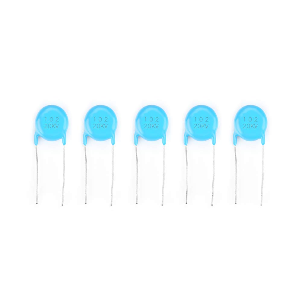 5pcs Ceramic Capacitor Ceramic Disc 1000pf Capacitor Kit Capacitor X ...