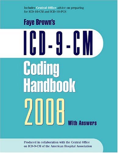 Icd 9 Cm 2008 Coding Handbook With Answers 2008 Revised Edition Icd 9 Cm Coding Handbook With